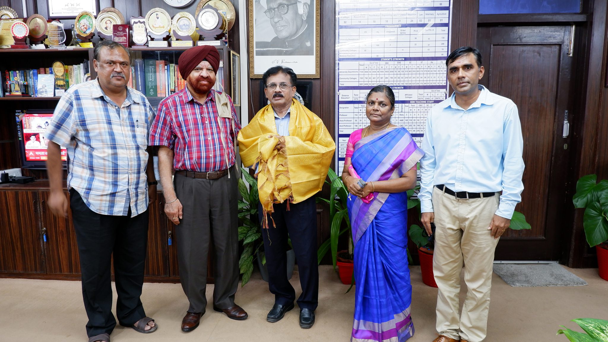Vice-Chancellor Prof. Gurmeet Singh, felicitated Dr. P. Moorthy ...