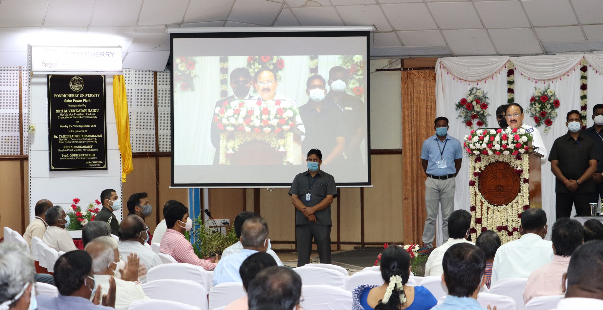 Hon’ble Vice-President of India & Chancellor of Pondicherry University ...