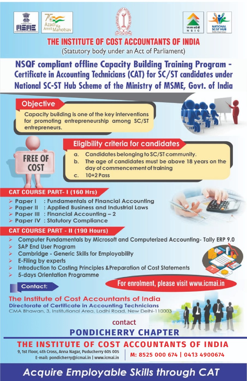 Capacity Building Training Programme – Certificate in Accounting ...