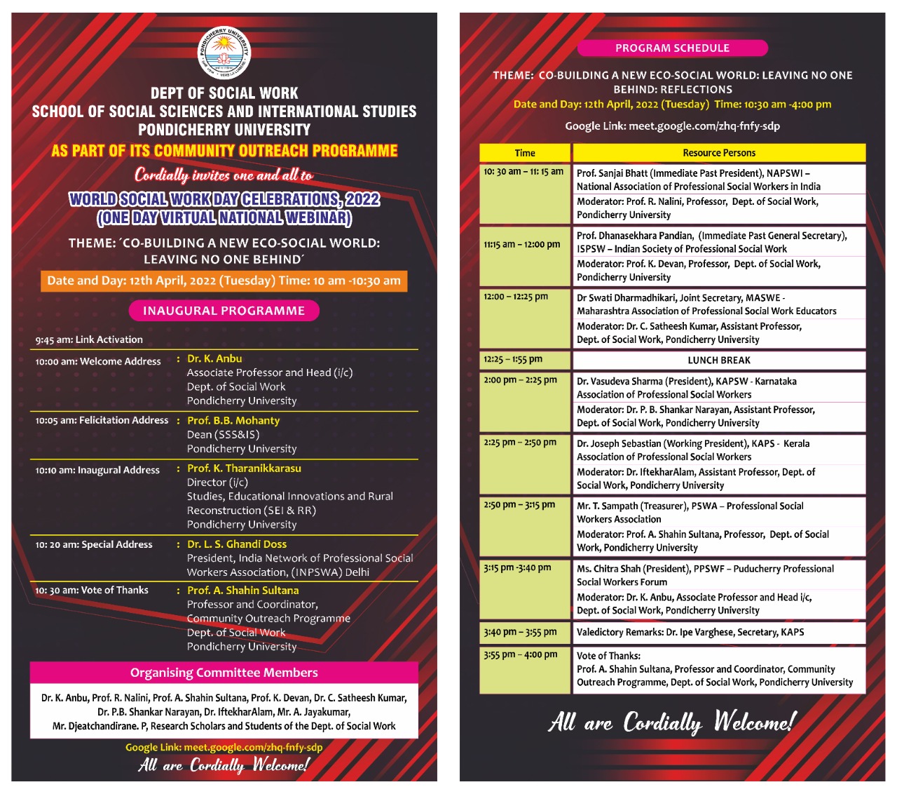 World Social Work Day Celebrations 2022 – Department of Social Work ...