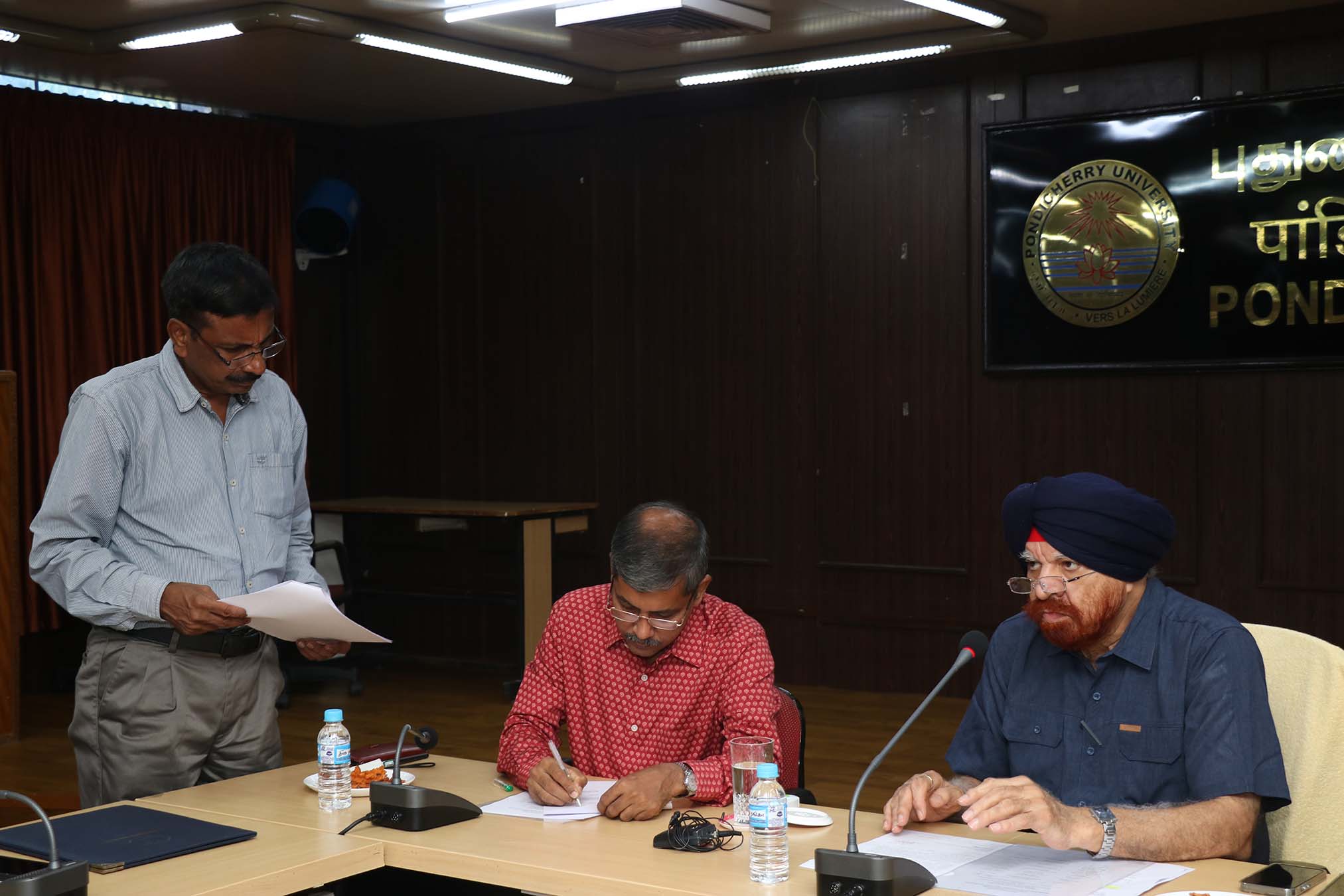 MoU Signing Ceremony between Pondicherry University and Atomic Minerals ...