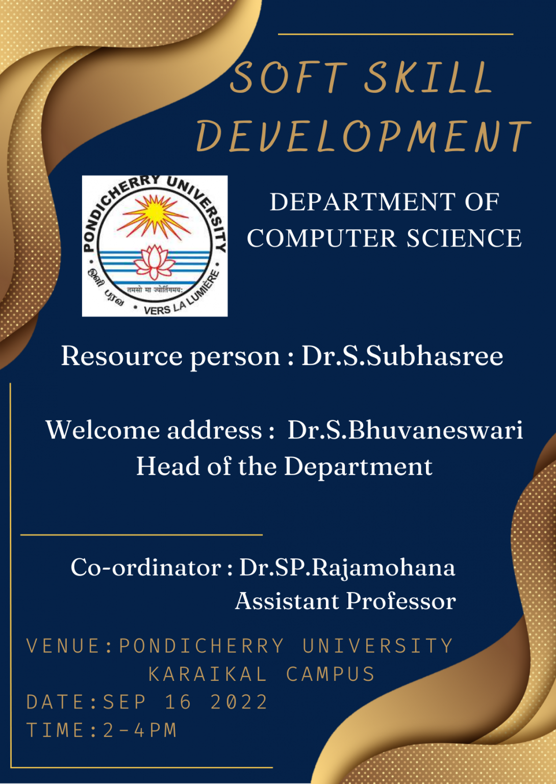 Soft Skill Development – Department of Computer Science, Karaikal ...