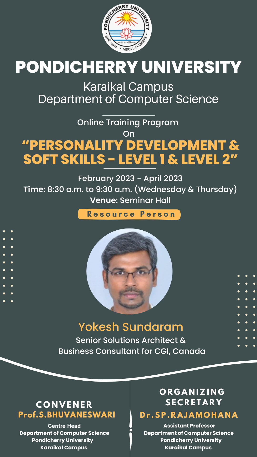 Online Training Program On Personality Development And Soft Skills Level 1 And Level 2