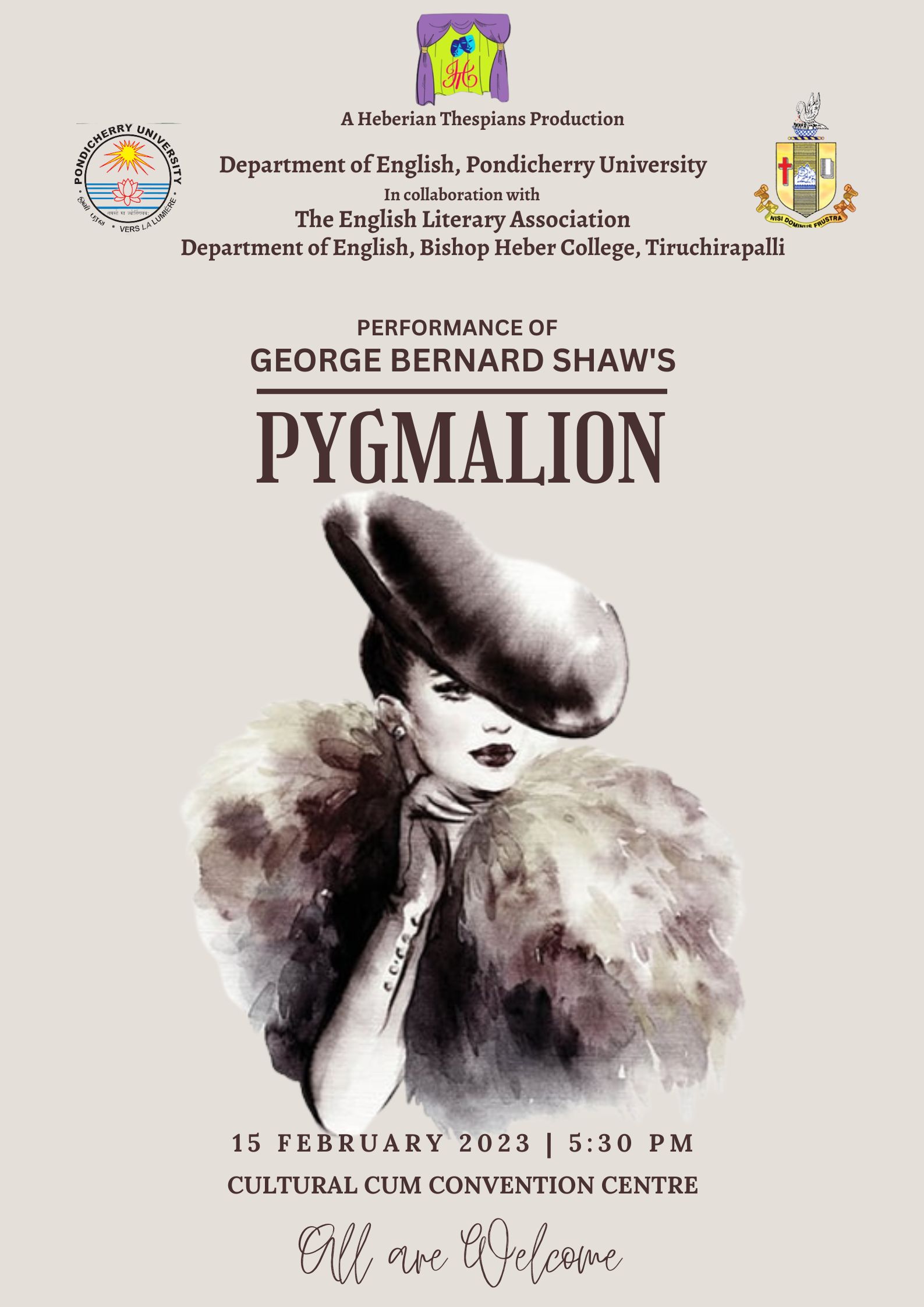 Performance of George Bernard Shaw’s Pygmalion – Department of English ...