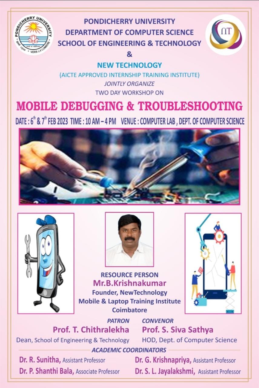 Workshop On Mobile Debugging And Troubleshooting Department Of Computer 2812