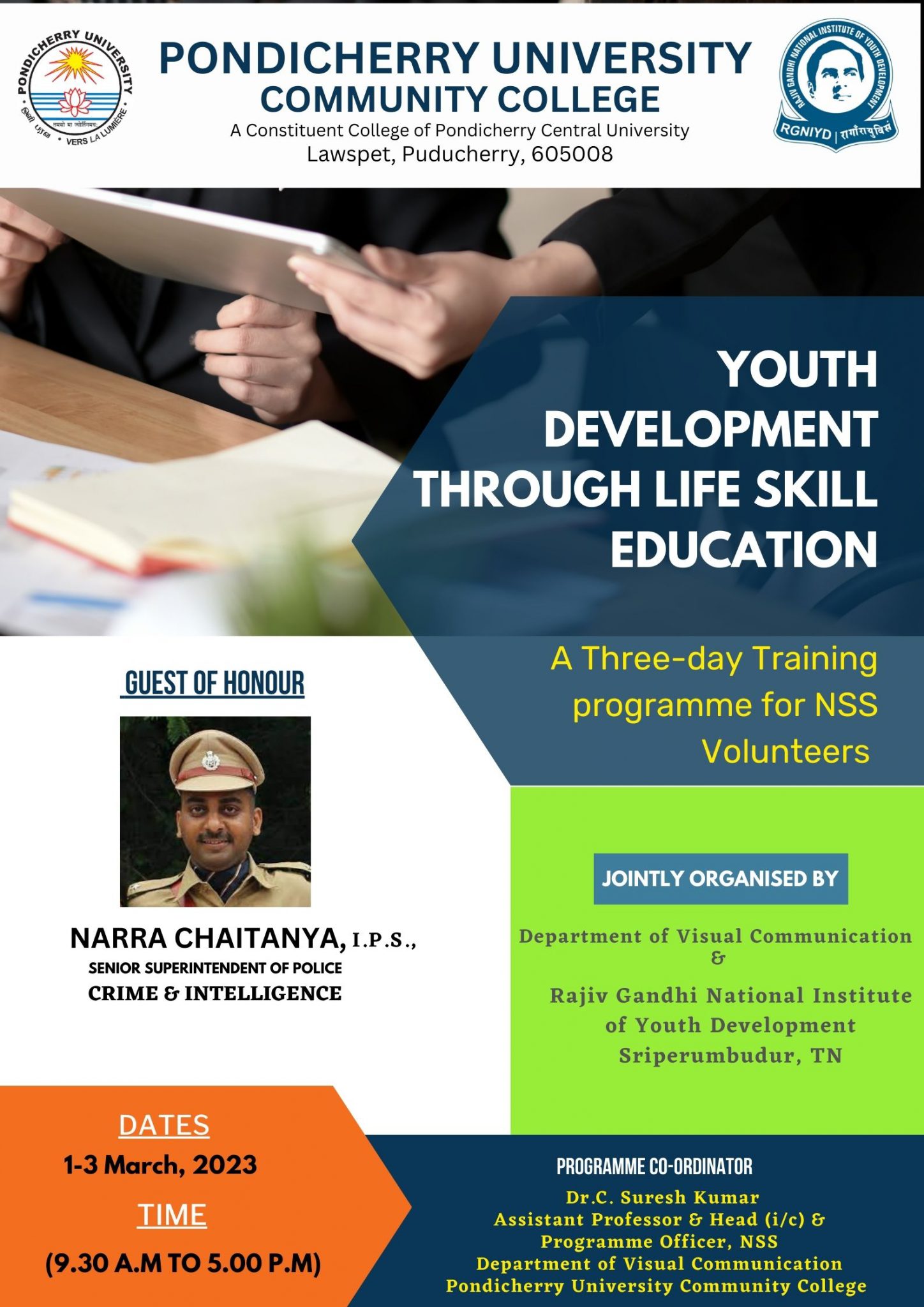 Workshop on “Youth Development through Life Skill Education” – The ...