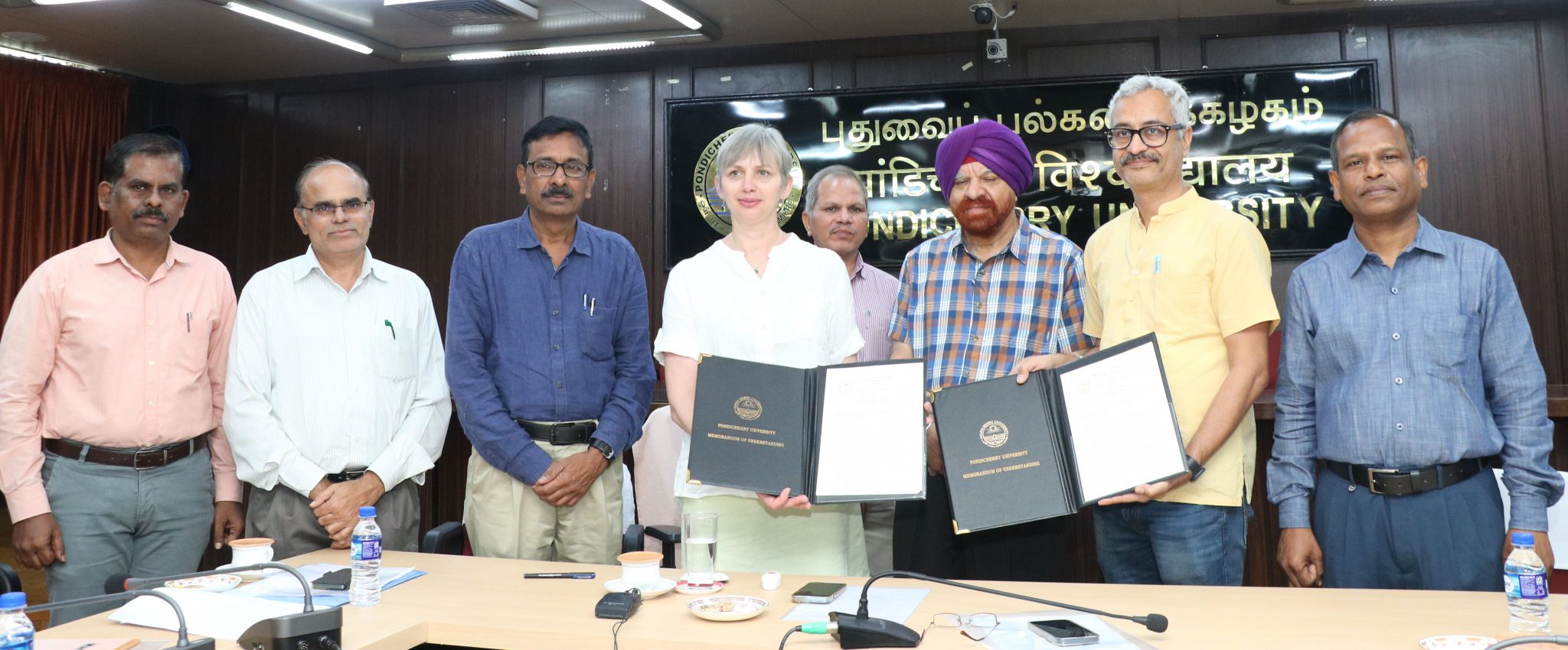 Pondicherry University signs MoU with Vidzeme University of Applied ...