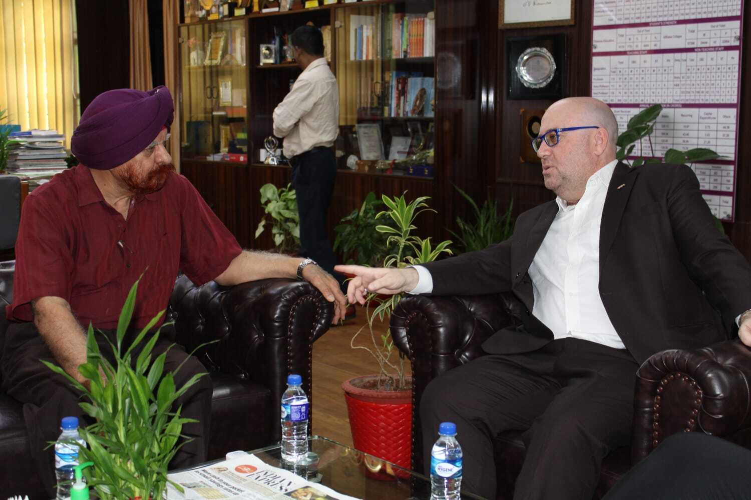 High Commissioner of Malta to India H.E. Reuben Gauci called on Vice-Chancellor of Pondicherry ...