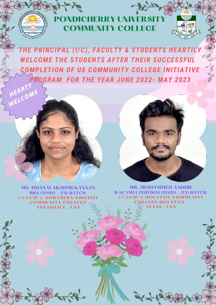 Congratulations Message – Successful Completion of “US Community ...