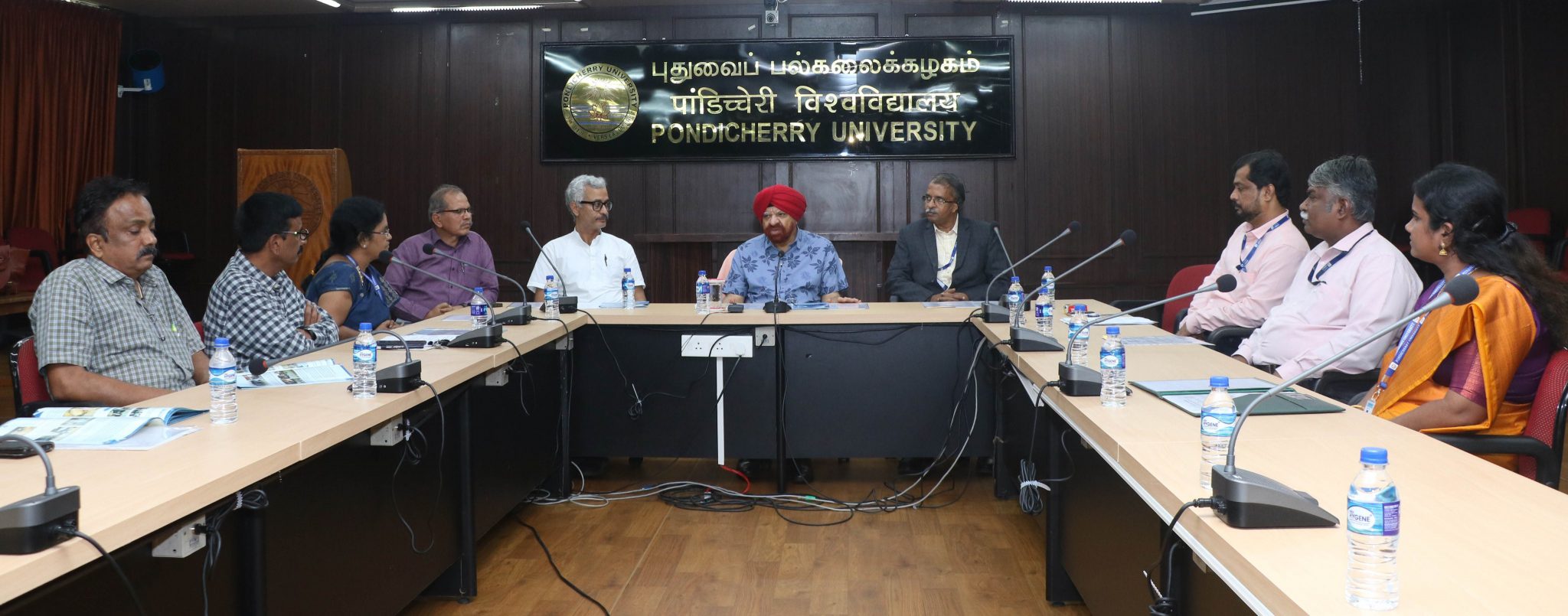 MoU signing ceremony between the Dept. of Computer Science, PU – Karaikal Campus and National ...
