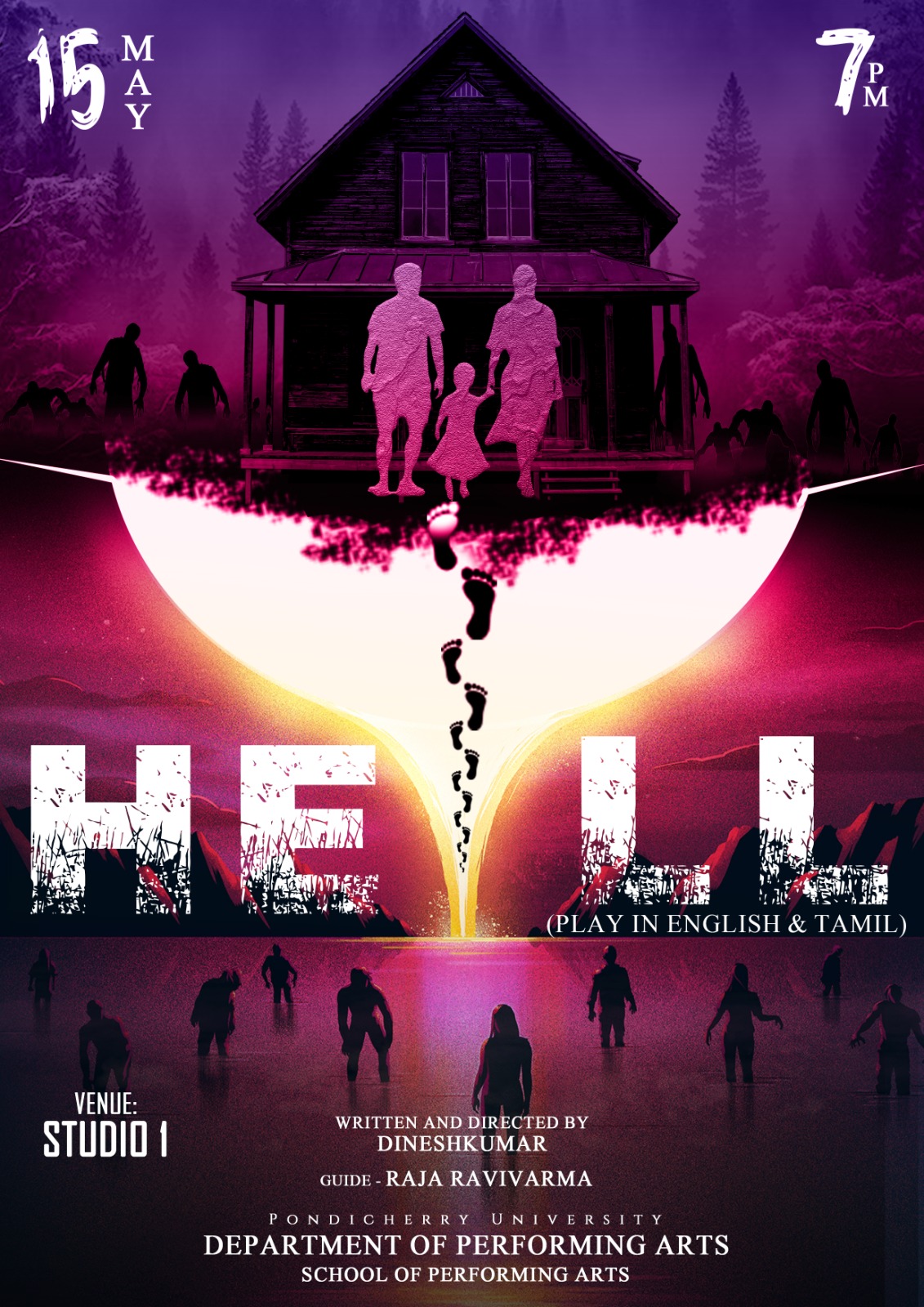 Play Performance “HELL” – Department of Performing Arts – Pondicherry ...
