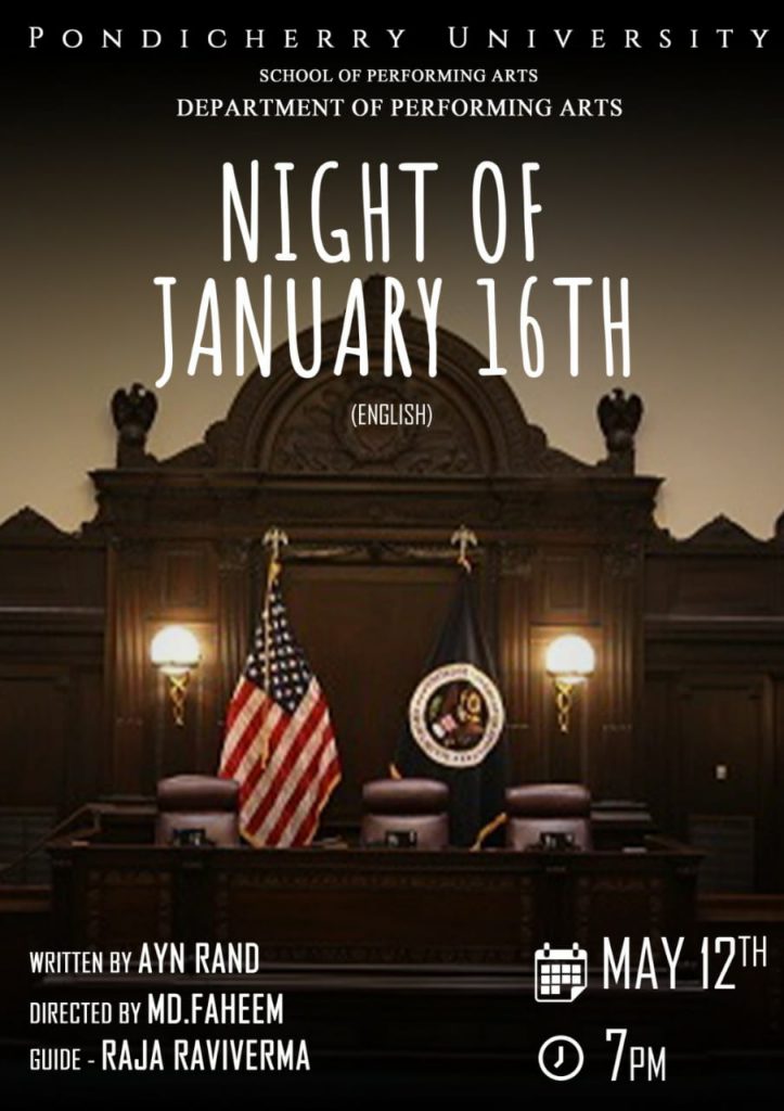 Play Performance “Night of January 16th” – Department of Performing ...