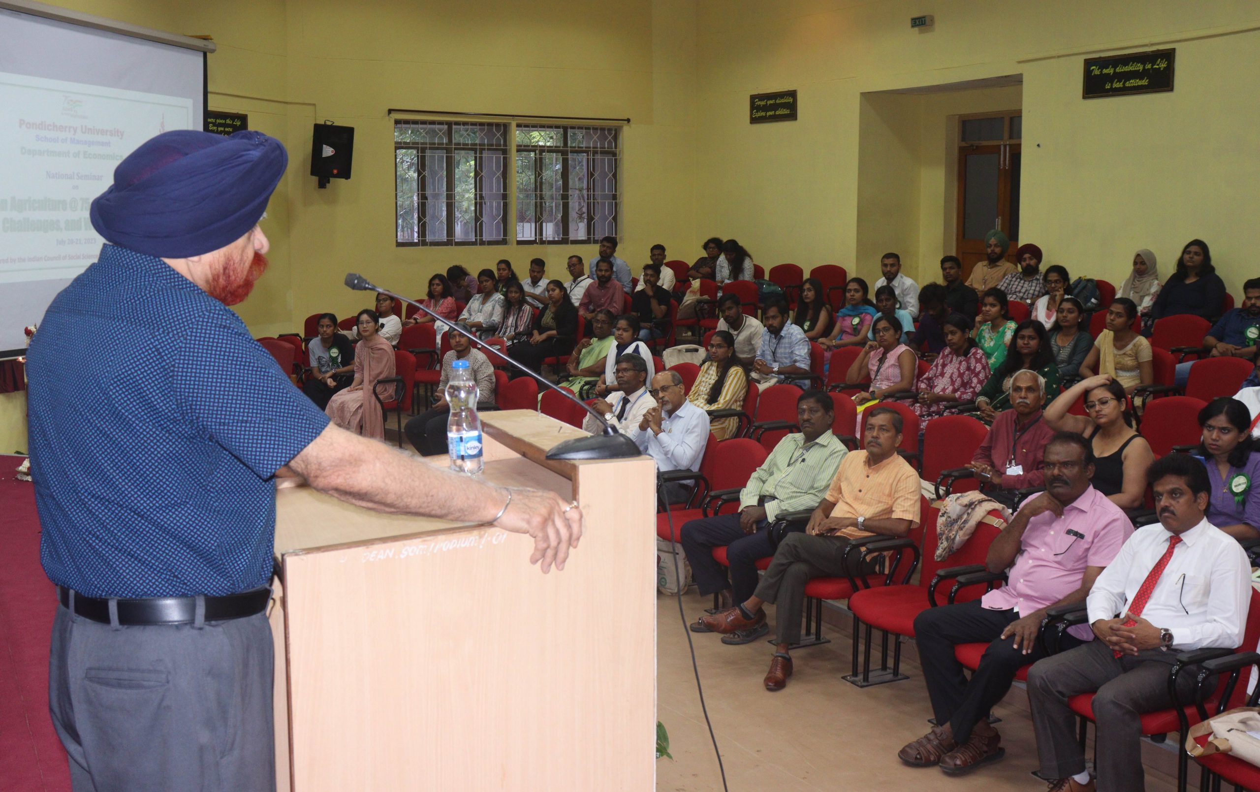 Prof. Gurmeet Singh, Vice-Chancellor delivered Presidential Address at ...