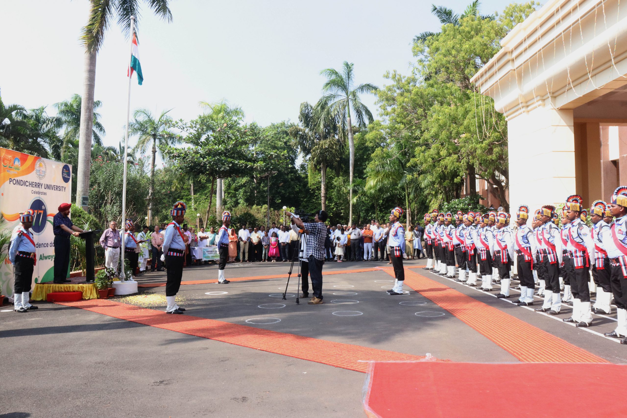Our esteemed Vice-Chancellor Professor Gurmeet Singh hoisted the ...