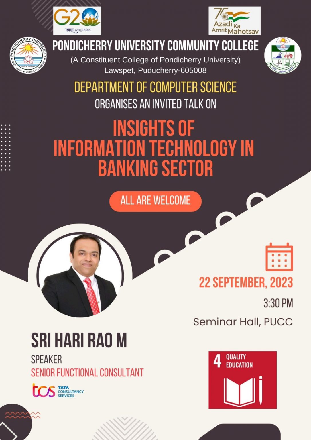 Insights of Information technology in Banking Sector – Pondicherry ...