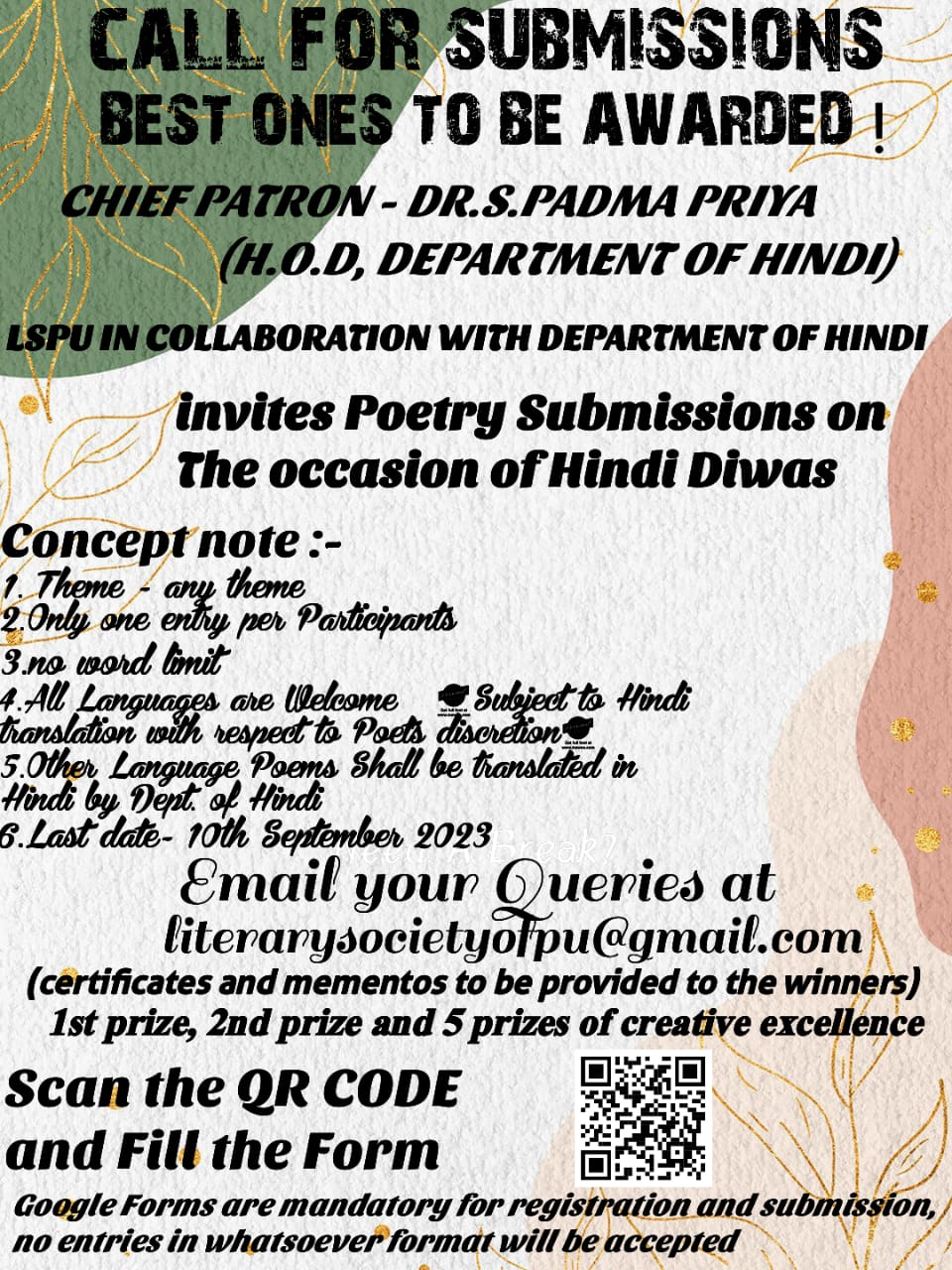 Poetry Submissions on The Occasion of Hindi Diwas – Invited ...