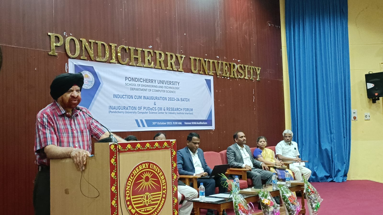 Hon’ble Vice-Chancellor Prof Gurmeet Singh inaugurated Pondicherry ...