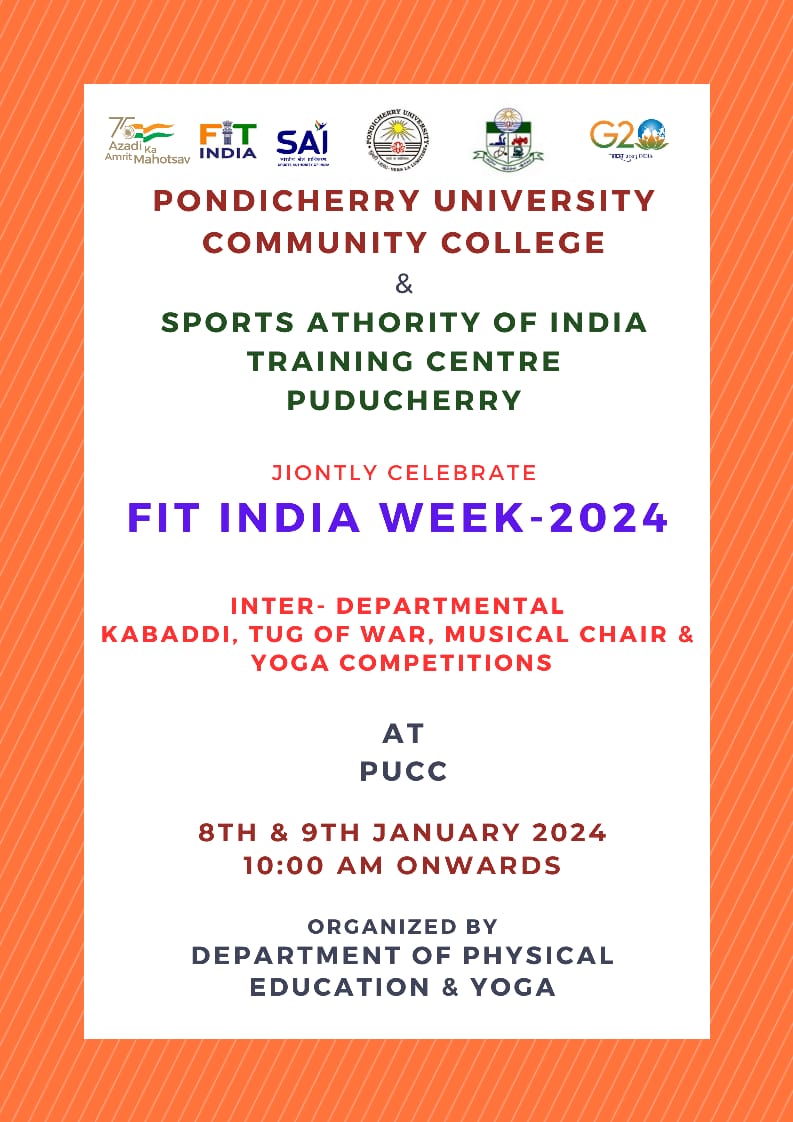 Celebrate Fit India Week – 2024 – Inter-Departmental Kabaddi, Tug of ...