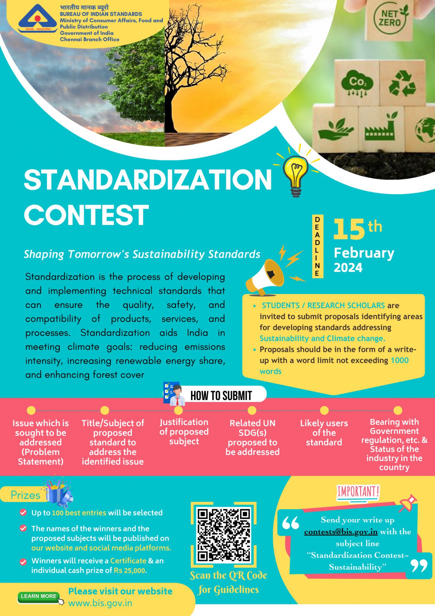 Standardization Contest – Bureau of Indian Standards – Pondicherry ...