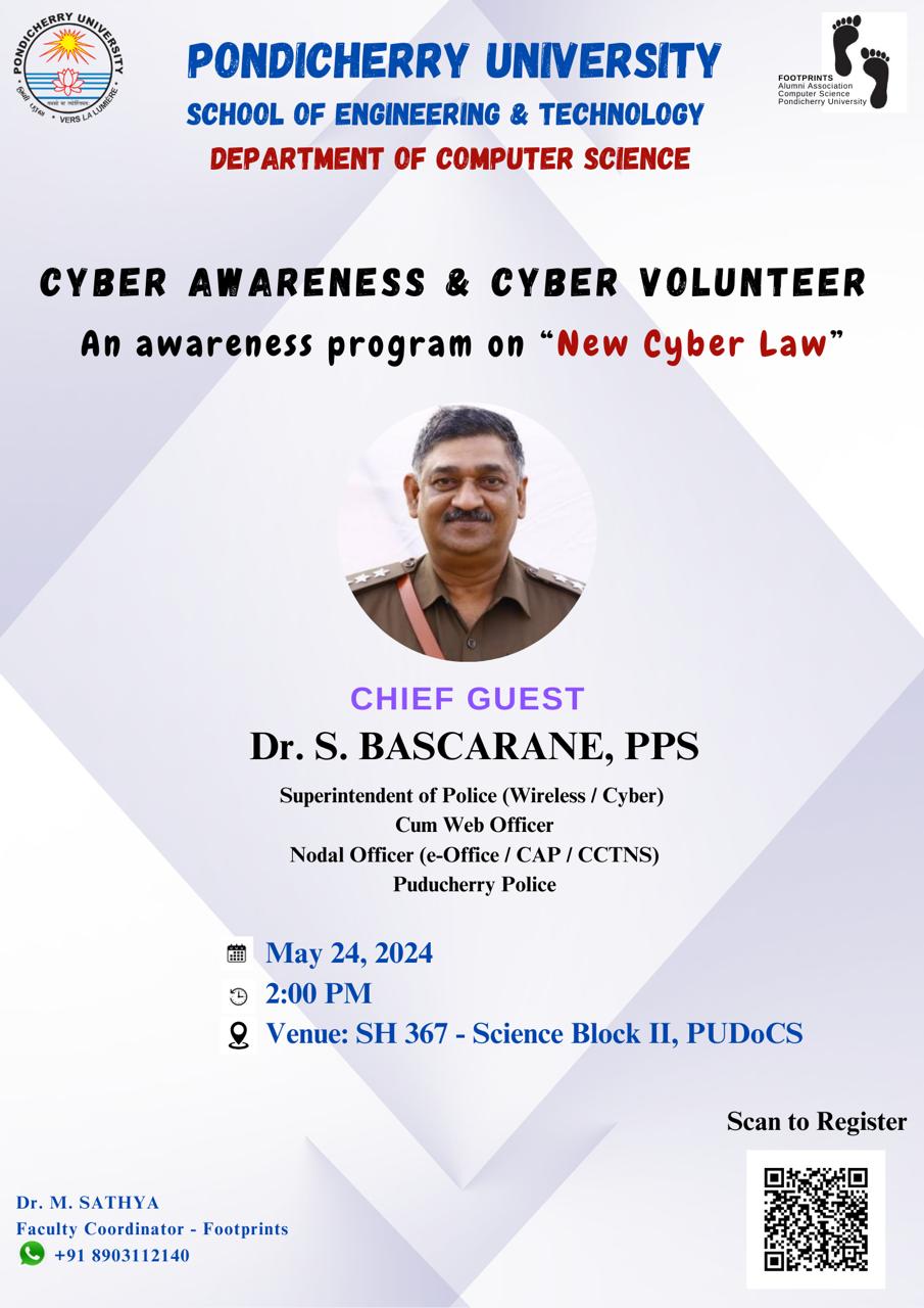 ‘Cyber Awareness & Cyber Volunteer’ An awareness program on “New Cyber ...