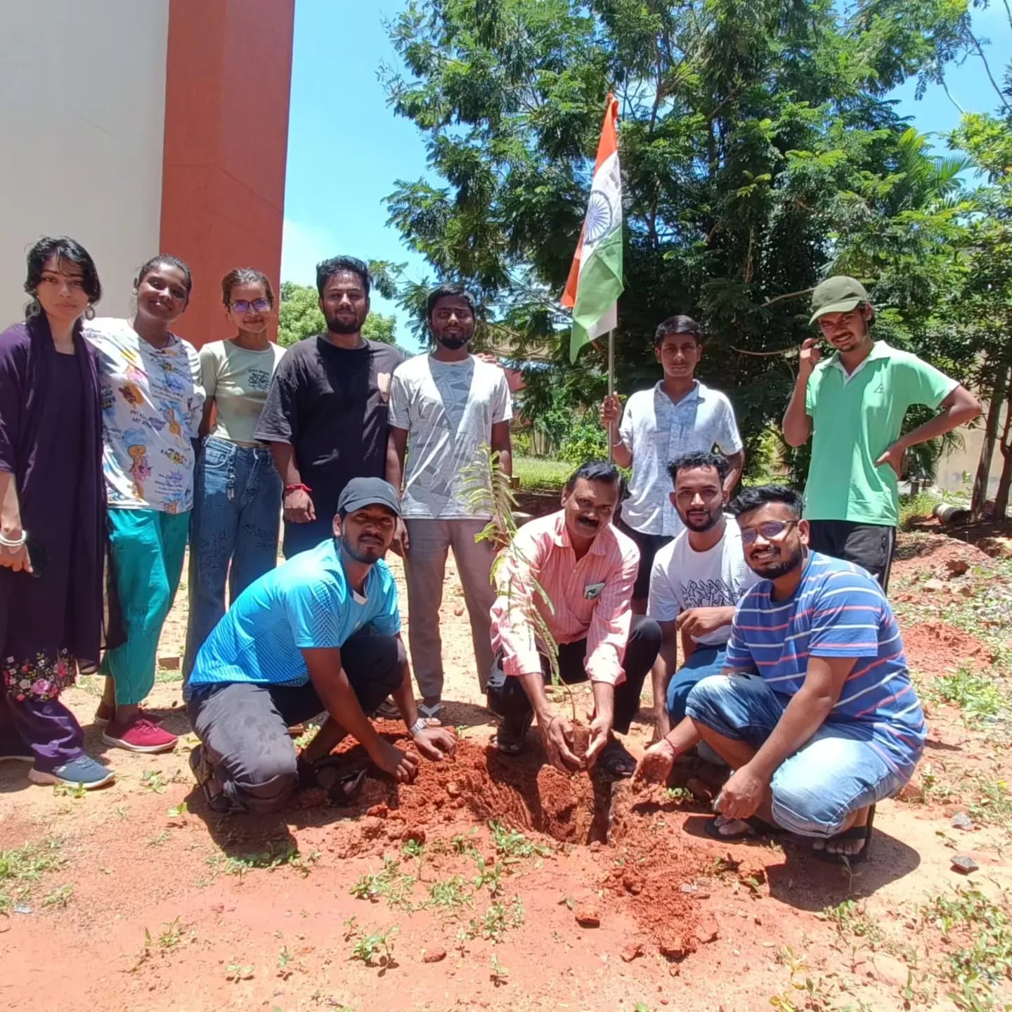 Sapling Plantation Drive by Department of English on the eve of 78th ...