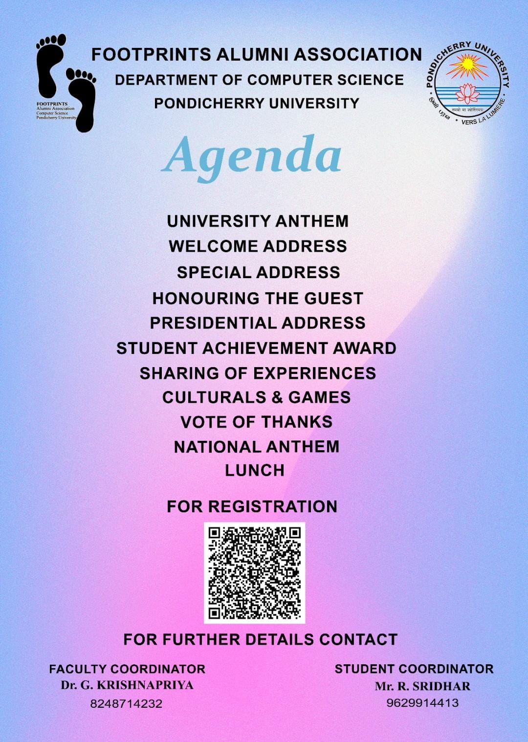 Invitation – Alumni Meet 2025 – Department of Computer Science ...