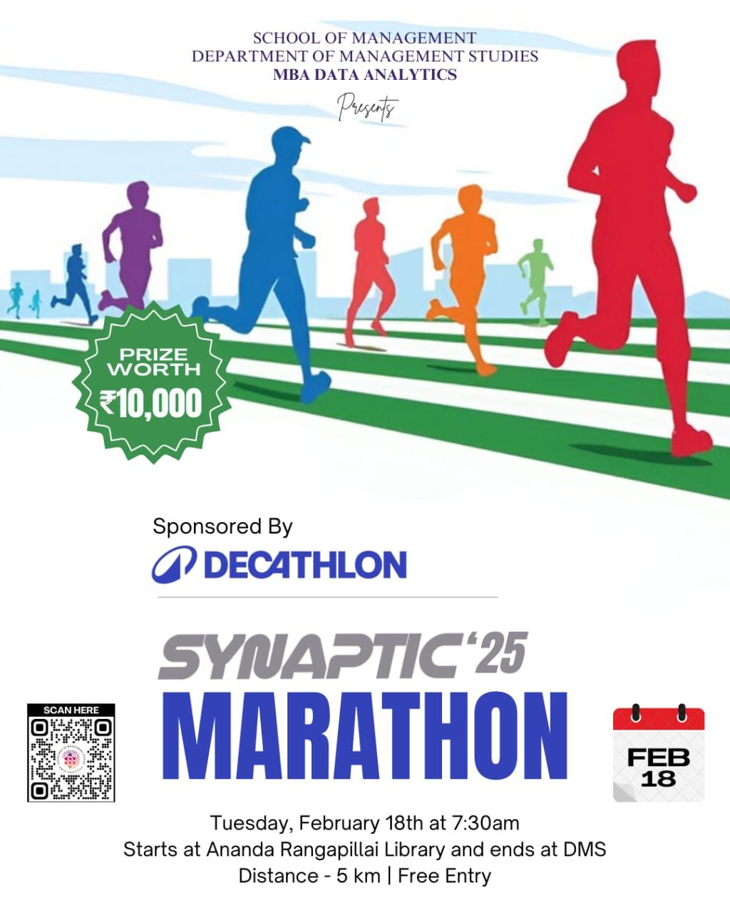 SYNAPTIC’25 – Marathon – Department of Management Studies – Pondicherry ...