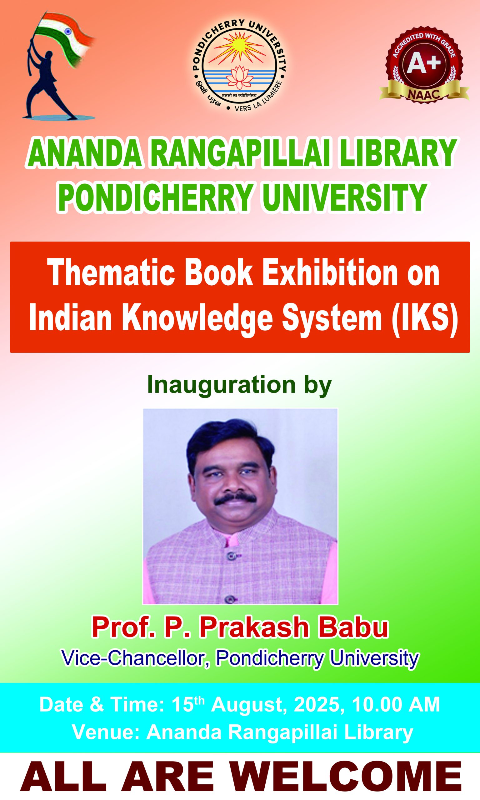 Thematic Book Exhibition on Indian Knowledge System (IKS) – Pondicherry ...