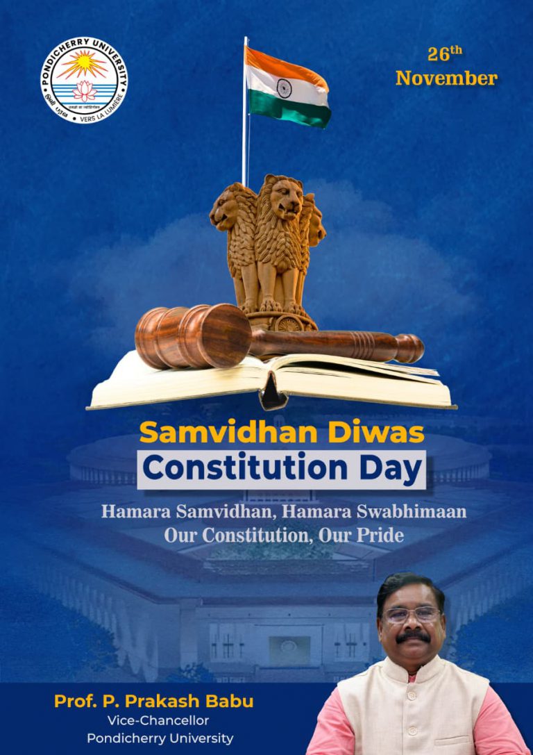 Samvidhan Diwas Constitution Day Greetings from Prof. P. Prakash Babu ...