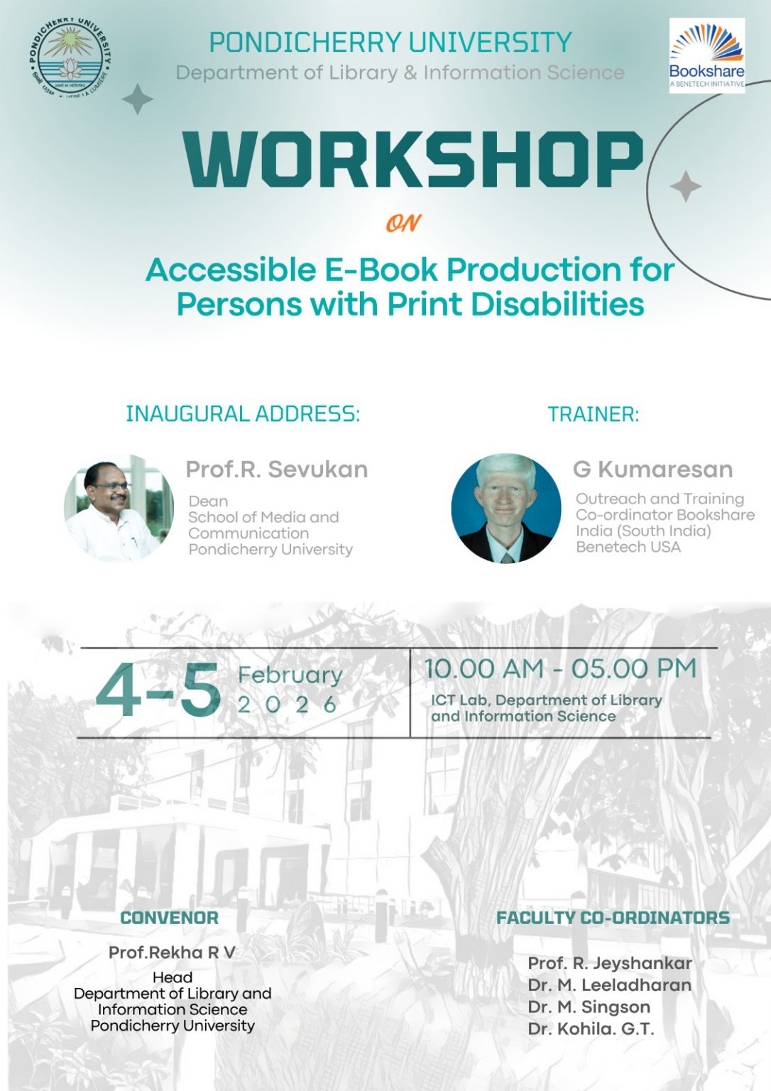 Workshop on “Accessible E-Book Production for Persons with Print ...